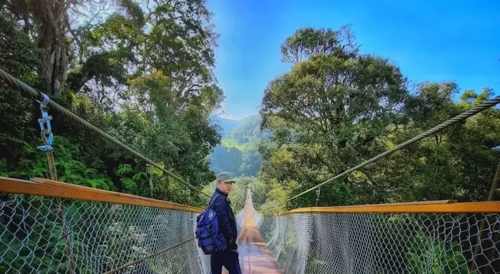 Visit Rengganis Bridge, The Longest Suspension Bridge in South East Asia